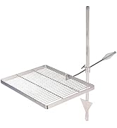Amazon.com : Lineslife X-Marks Fire Pit Cooking Grill Grates Portable ...