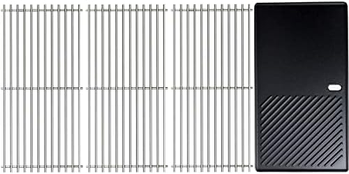 Amazon.com : Uniflasy Cooking Grid Grates and Griddle for Charbroil ...