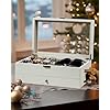 Amazon.com: GUKA Watch box, 6 Slot Watch Case, 3 Slot Sunglass ...