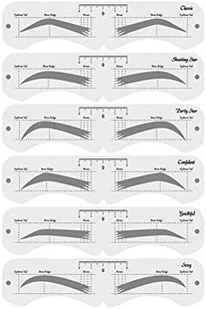 Amazon.com : Eyebrow Stencil Kit, Makeup Eyebrow Mold Set, Soft Eyebrow ...