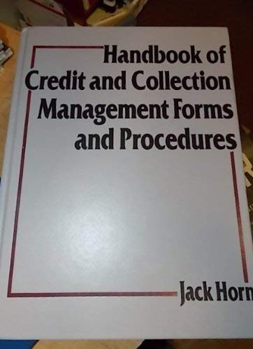 Buy Handbook of Credit and Collection Management Forms and Procedures ...