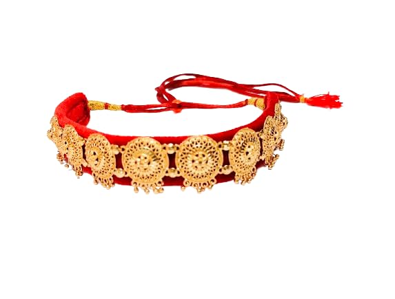 Giftomania Shoppe Traditional gold Plated Pahadi Guluband/Uttarakhand ...