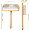 Astfys Carpet Rake-Sheepskin Wool Brush and Sheepskin Brush Cleaner ...
