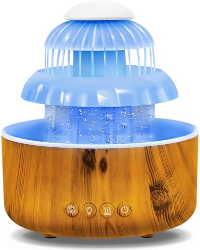 Amazon.com: sonicRapid Humidifier for Bedroom, Water Flowing Cool Mist ...