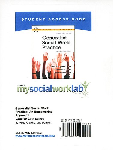 Generalist Social Work Practice Mysocialworklab Student Access Code ...