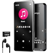 Amazon.com: 136GB MP3 Player with Bluetooth 5.2, Mini Blue Music Player ...