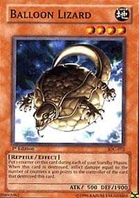 Amazon.com: Yu-Gi-Oh! - Balloon Lizard (IOC-072) - Invasion of Chaos ...