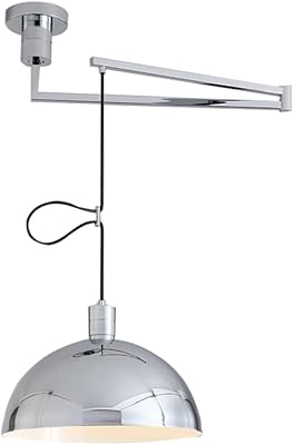 Aeyee Industrial Pendant Light Fixture, Swing Arm Hanging Light ...