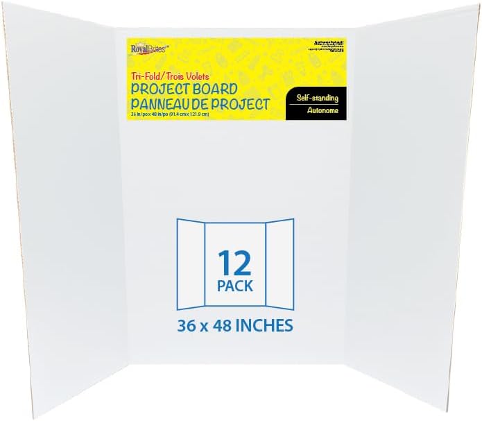 Amazon.com : Royal Brites 1-Ply Corrugated Tri-fold Project Display ...