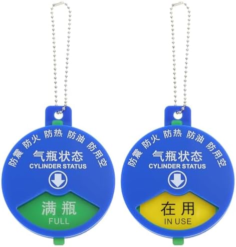 Amazon.com: iplusmile Hospital Cylinder Status Tag, Cylinder Status ...