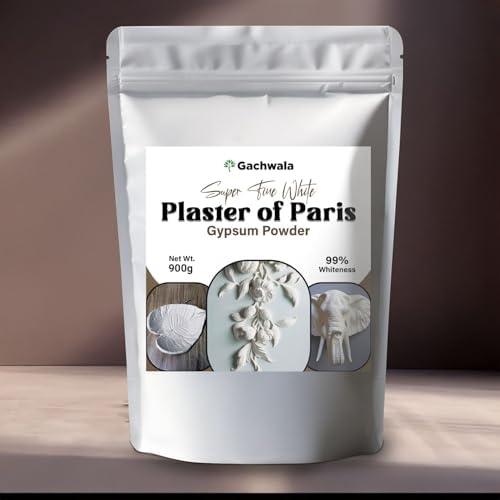 Plaster of Paris Powder for Art & Craft 900Gm - POP Gypsum Powder ...