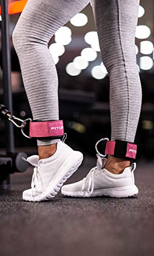 Snapklik.com : Fitgriff Ankle Straps V2 For Cable Machine
