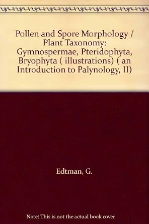 Pollen and Spore Morphology / Plant Taxonomy: Gymnospermae ...