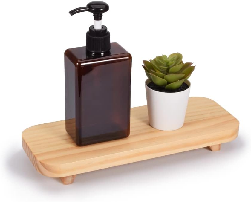 Amazon.com: RiLiKar Little Wood Pedestal Soap Stand Decorative Soap ...