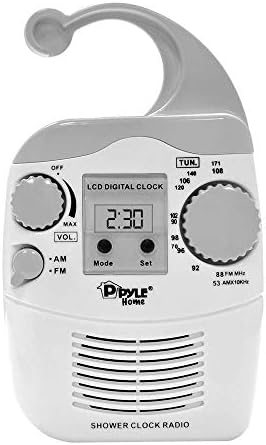 Amazon.com: PYLE Home PSR6 Waterproof Shower Clock Radio : Electronics