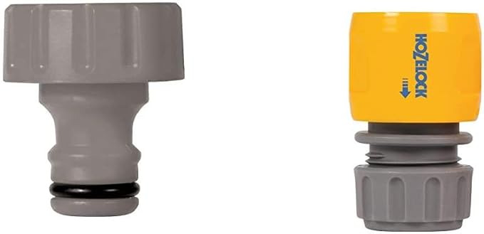 Hozelock Inlet Adaptor for Reels and Carts & Hose end Connector (12.5mm ...