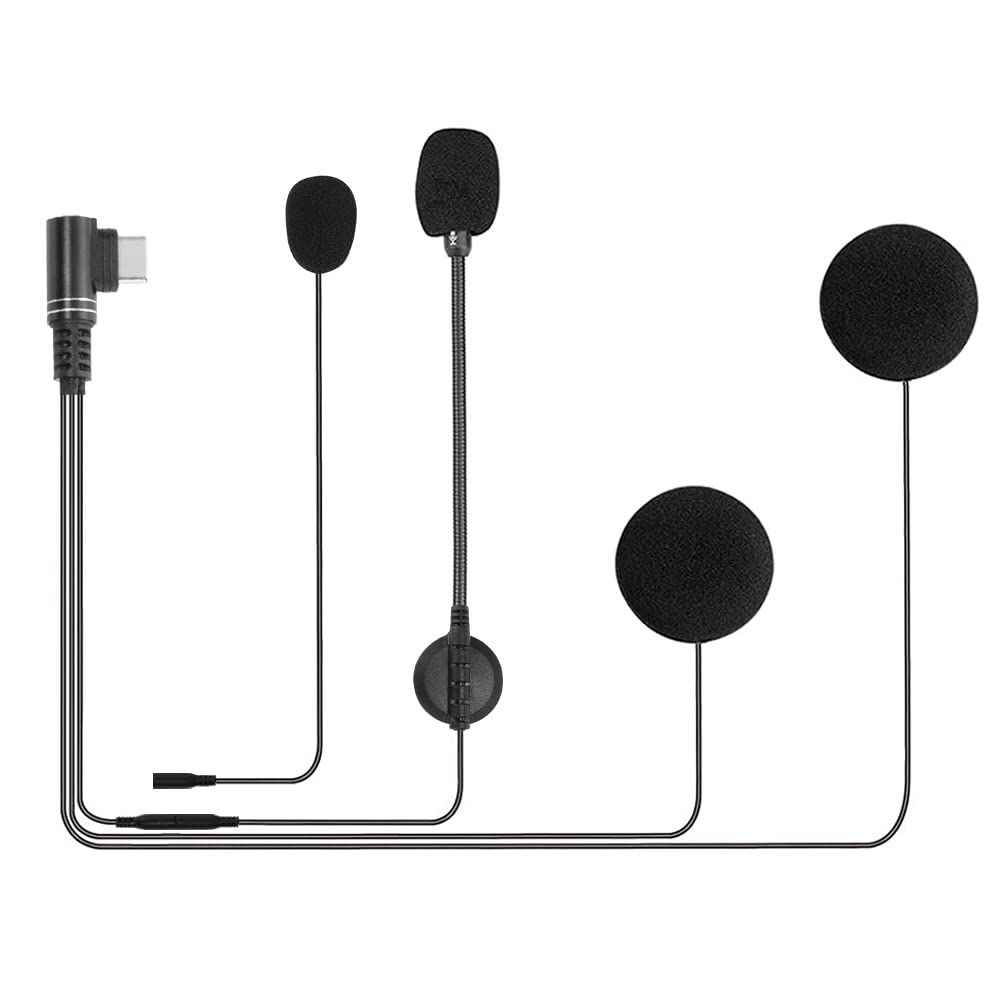 Gearelec Type C Motorcycle Bluetooth Headset Microphone 2 In 1 ...