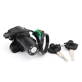 Amazon.com: Bruce & Shark Ignition Switch & Keys Fit for Yamaha XT225 ...