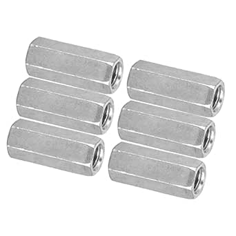 M8 Long Rod Nut Hex M8 Threaded Rod Connector Coupling Nut Female Fully ...