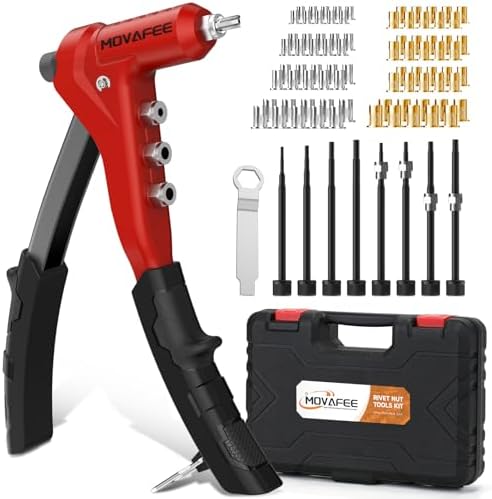 Amazon.com: MOVAFEE Rivet Nut Tool, 9.5″Rivnut Tool, One-Handed Rivet ...