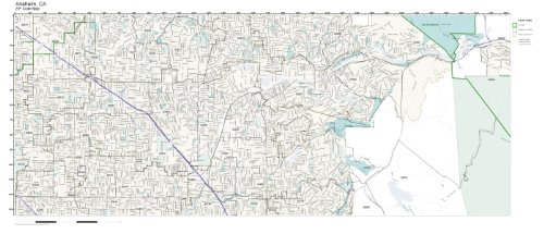 ZIP Code Wall Map of Anaheim, CA ZIP Code Map Laminated: Amazon.com ...