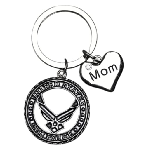 Amazon.com: Personalized USA Air Force Keychain, Custom Military Air ...