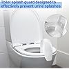 Toilet Splash Guard for Directs Urine Home Care Disability Elevated ...