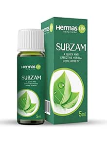 Buy HERMAS LIFE® SUBZAM Handy Quick Home Remedy, For Instant Cold, Pain ...