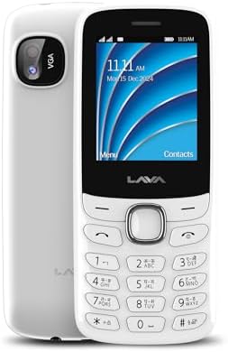 Lava Gem Power Dual Sim Keypad Phone (2.8" Display, Camera & Flash ...