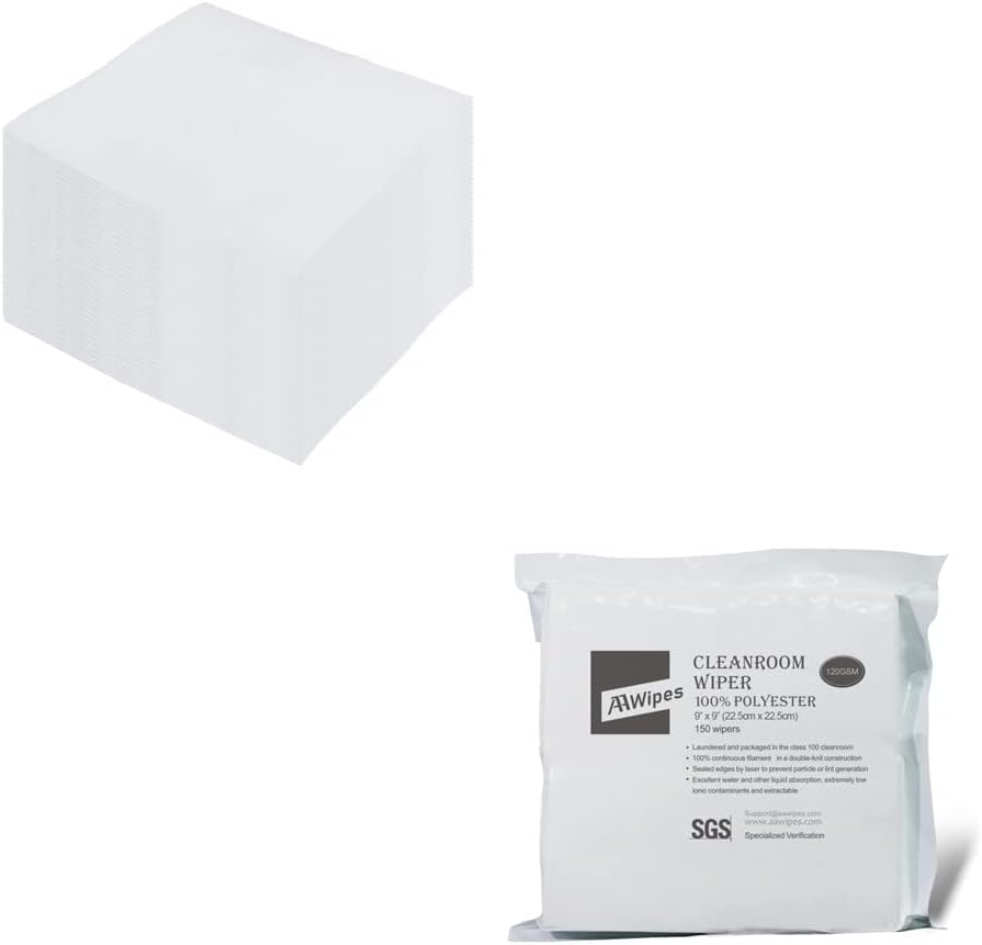 Amazon.com: AAWipes Lint Free Wipes Cleanroom Wipes Auto Paint Prep ...