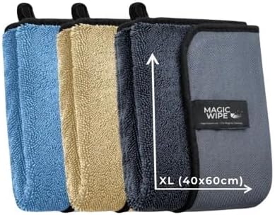 MAGIC WIPE® Bathroom Drying Cloth XXL - Multicolor 3 Pack 40 x 60 cm ...
