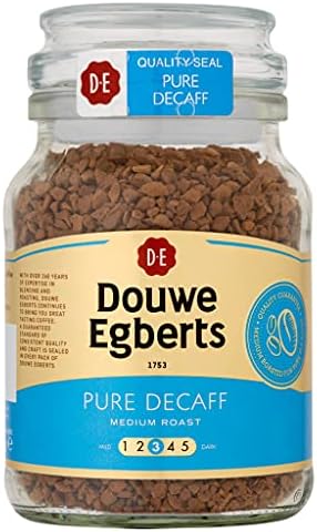 Amazon.com : Douwe Egberts Pure Decaffeinated Medium Roast Coffee (95g ...