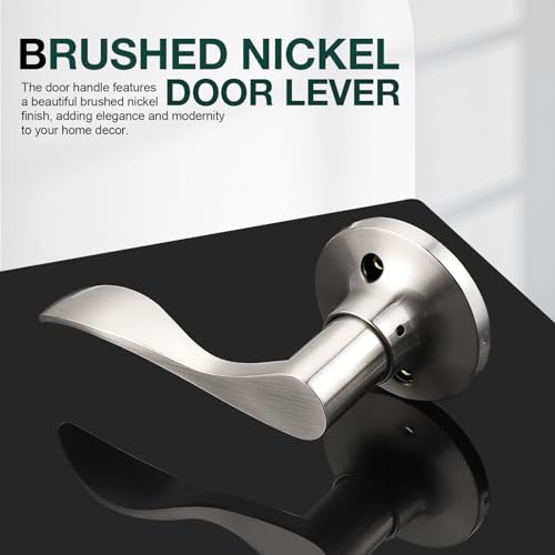 Snapklik.com : 4 Pack Single Dummy Door Levers Left Handed Brushed ...