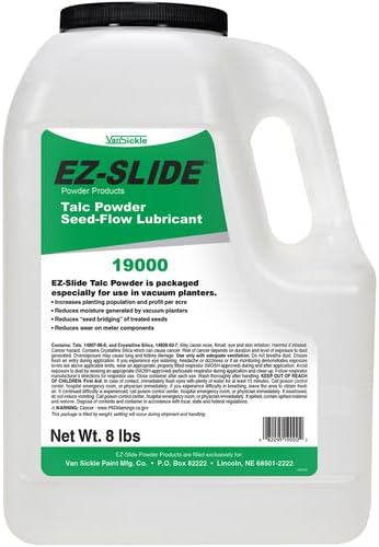 Amazon.com : All States EZ-Slide Seed Powder Lubricant 100% Talc 8 lbs ...
