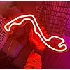 Neon F1 Track Neon Sign Formula One LED Light Sign Art F1 Circuit Race ...