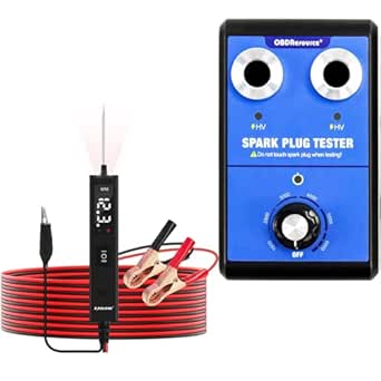 Amazon.com: Engine Ignition Spark Plug Tester 12V 24V LED Circuit Probe ...