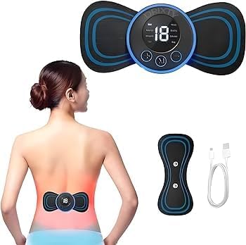 Mini Body Massager Machine for Pain Relief Butterfly Massager for Back ...