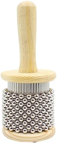 Amazon.com: Wooden Cabasa Hand Shaker Pop Percussion Instrument, with ...