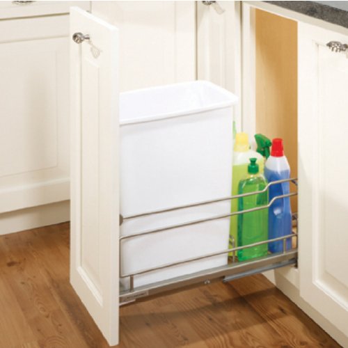 Amazon.com: Hafele - Single Waste Bin Pull-Out, Chrome : Industrial ...