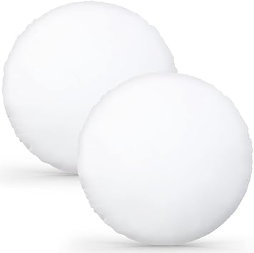 Amazon.com: Roowest 2 Pack Large Round Pillow Insert Diameter Cozy ...