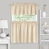 Amazon.com: ACHIM Kendal Rod Pocket Window Curtain Panel - 52 Width, 63 ...