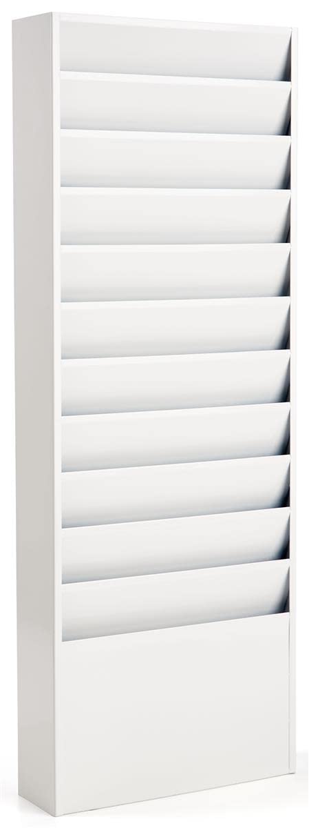 Amazon.com: Displays2go File Holder Wall Mount, 11 Tiers, Letter Size ...