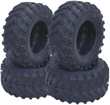 Amazon.com: Set of 4 DEMETER ATV UTV Tires 25x8-12 Front & 25x10-12 ...
