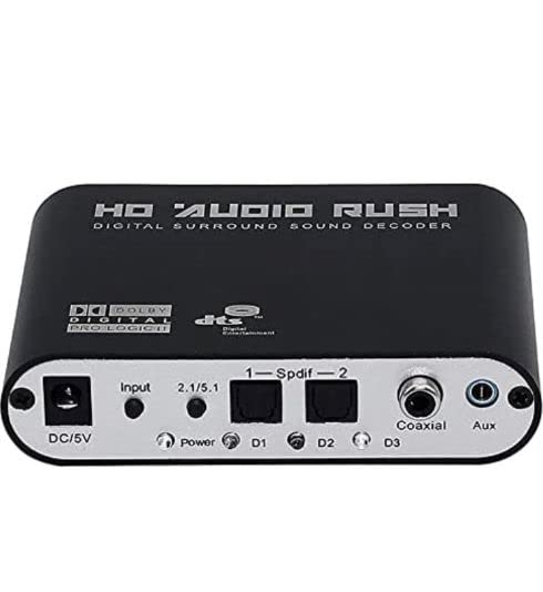 HD Audio Rush 5.1 Audio DECODER : Amazon.in: Electronics