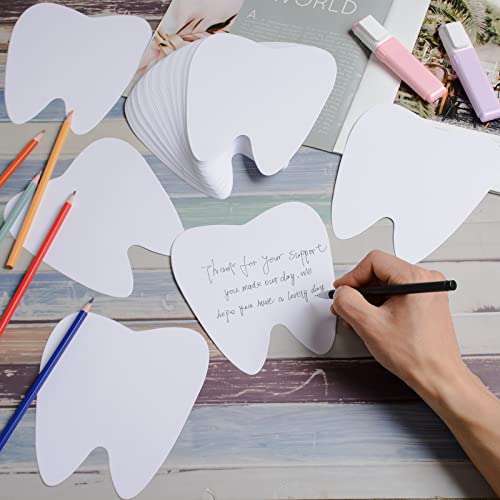 Snapklik.com : 72 Pieces Tooth Cutouts Paper White Teeth Shape Cutouts ...
