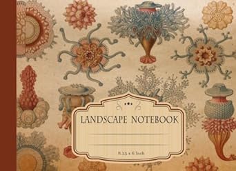 Landscape Notebook Lined: Small Notepads with Horizontally Lined ...
