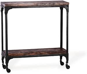 Amazon.com: Foreside Studio Hall Table on Wheels : Home & Kitchen