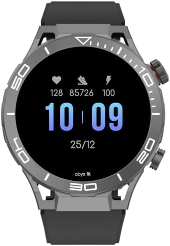 Abyx Fit Saturn 4 Smartwatch for Men and Women, Fitness 1.52 Inch HD ...