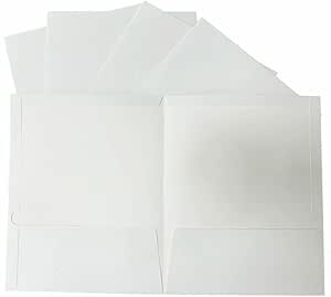 Amazon.com: Business Source 2-Pocket Report Covers with Bus Card Holder ...