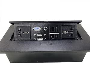 Jaguar 10 Module Conference Table Connectivity and Data Box Pop Up Box ...